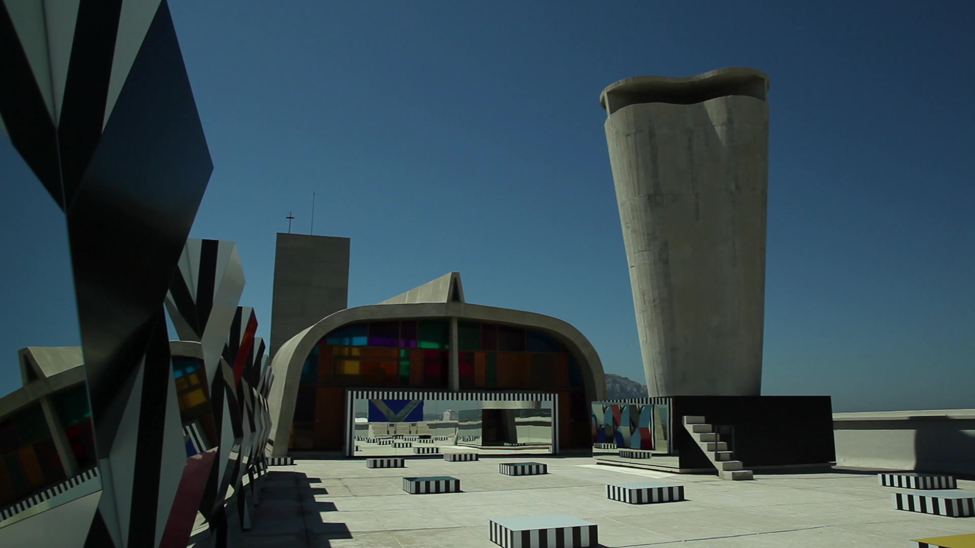 Dan Graham, Observatory / Playground, MaMo, Cité Radieuse, Marseille ...