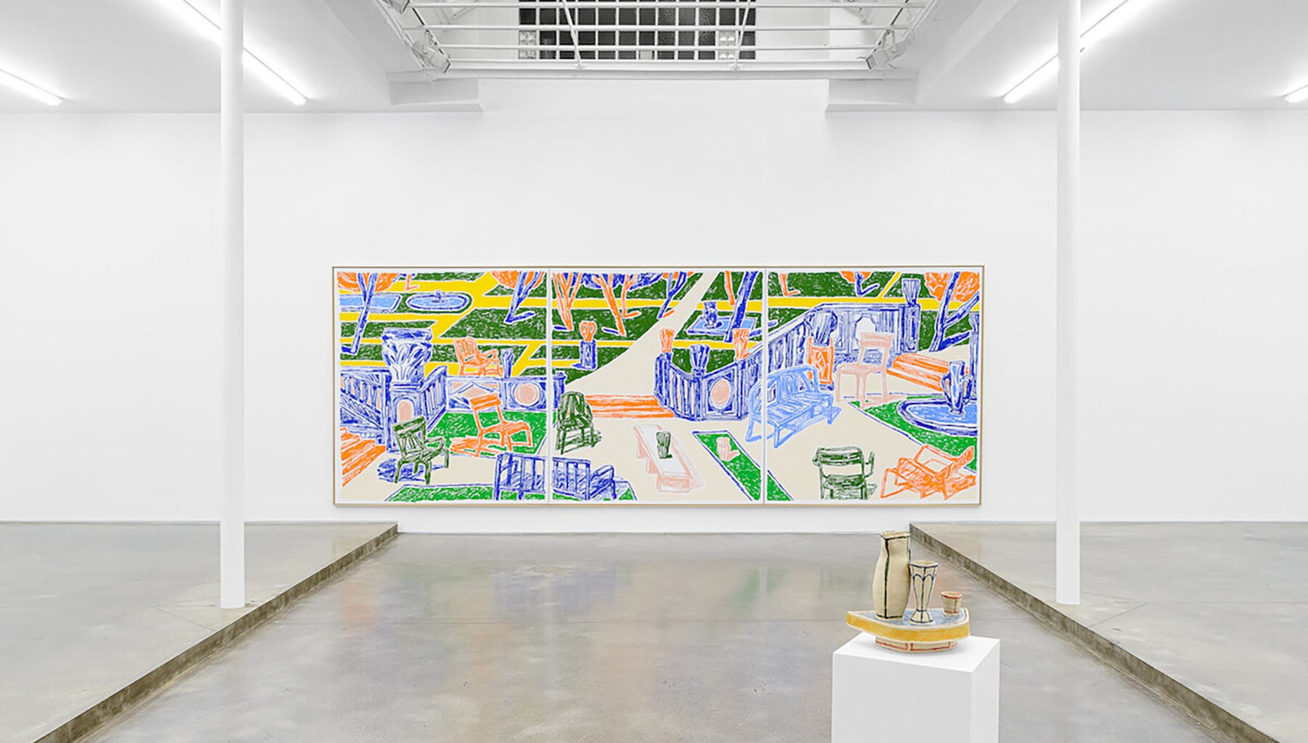 Galerie Derouillon - "Jardin" par Alexandre Benjamin Navet - Museum TV