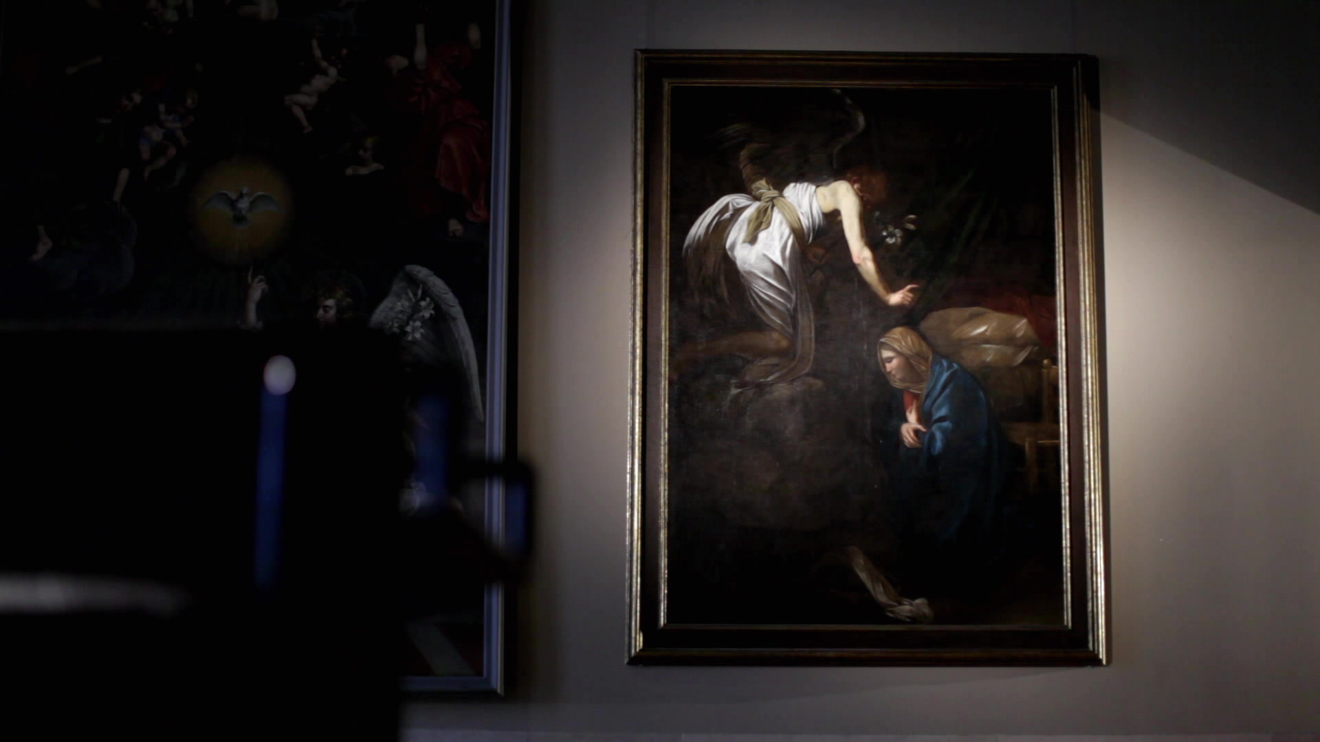 Annunciation - Caravaggio - Museum TV