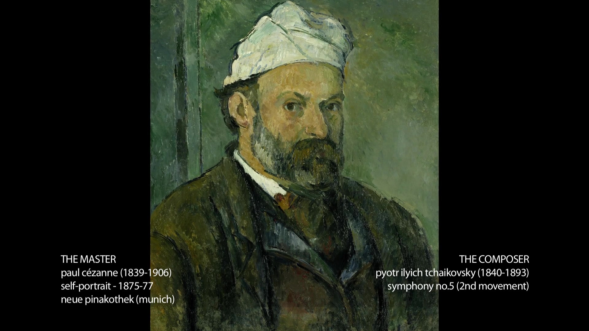 Paul Cézanne & Tchaikovsky - Auto-portrait - Museum TV
